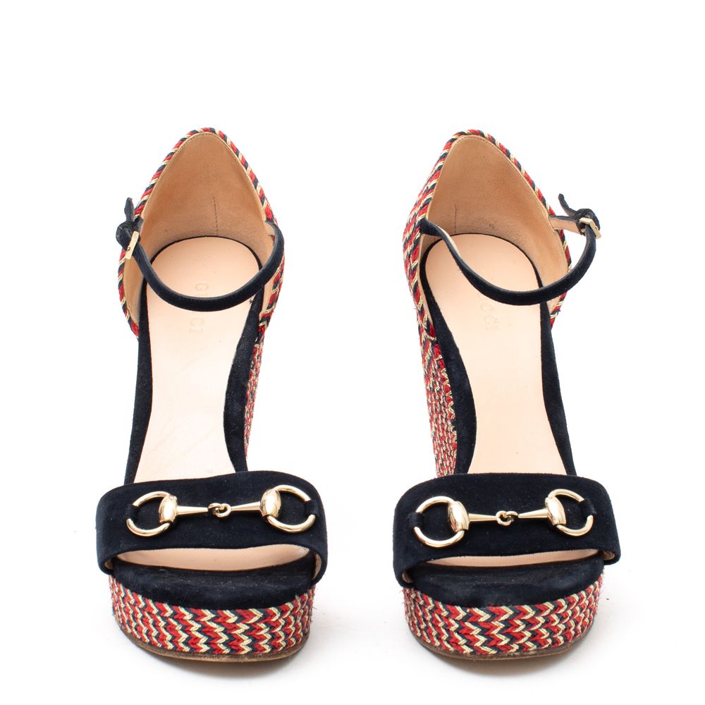 Sandália Plataforma Gucci Trançada | Brechó de luxo - prettynew