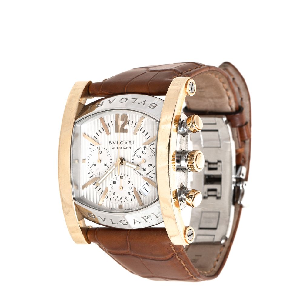 Relógio Bulgari Assioma Aço e Ouro | Brechó de luxo - prettynew