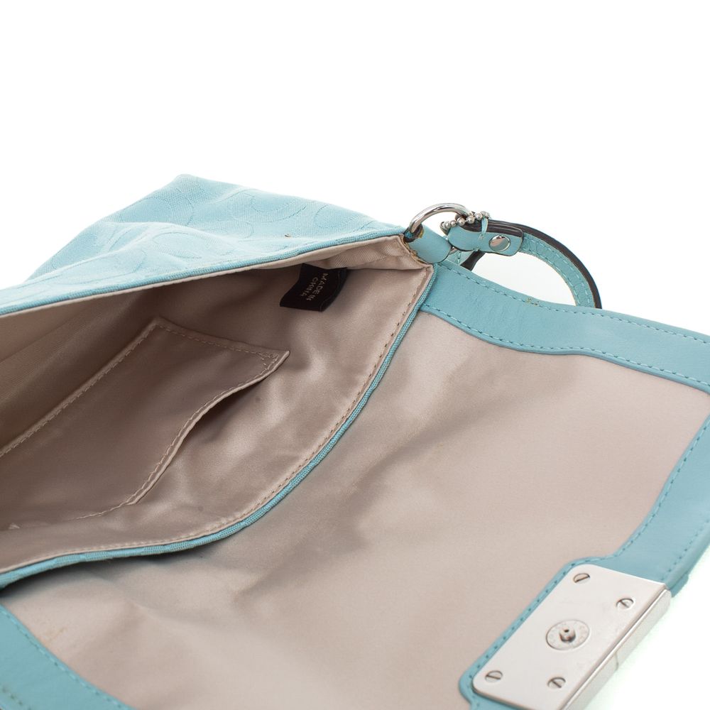 Bolsa Coach Pequena Azul | Brechó de luxo - prettynew