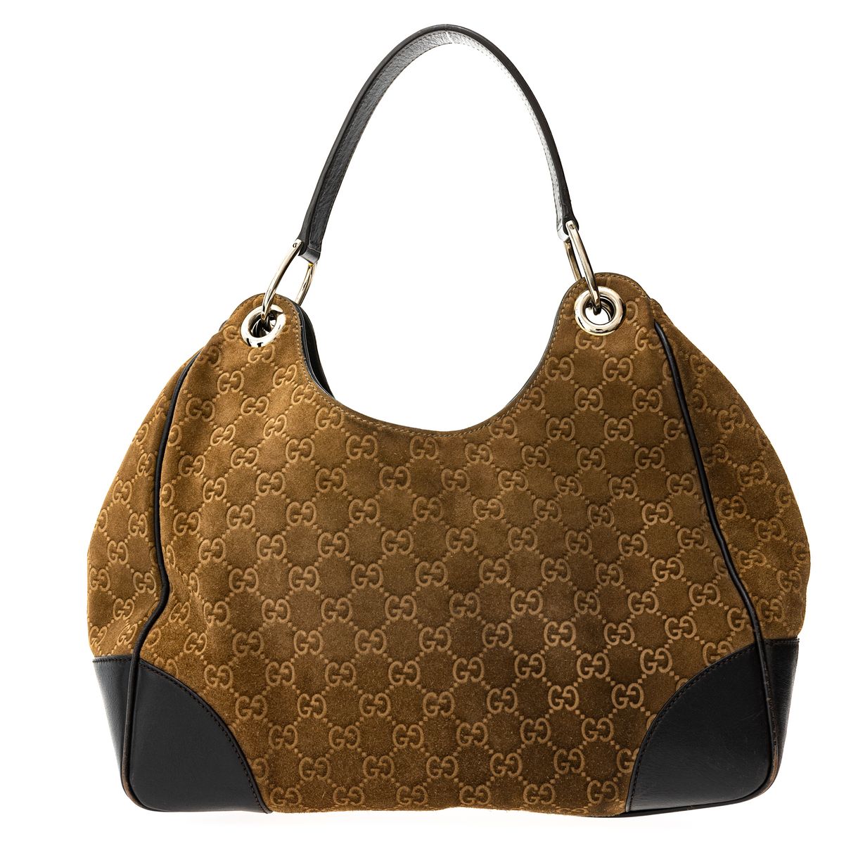 Bolsa Gucci Hobo Camurça Bege | Brechó de luxo - prettynew